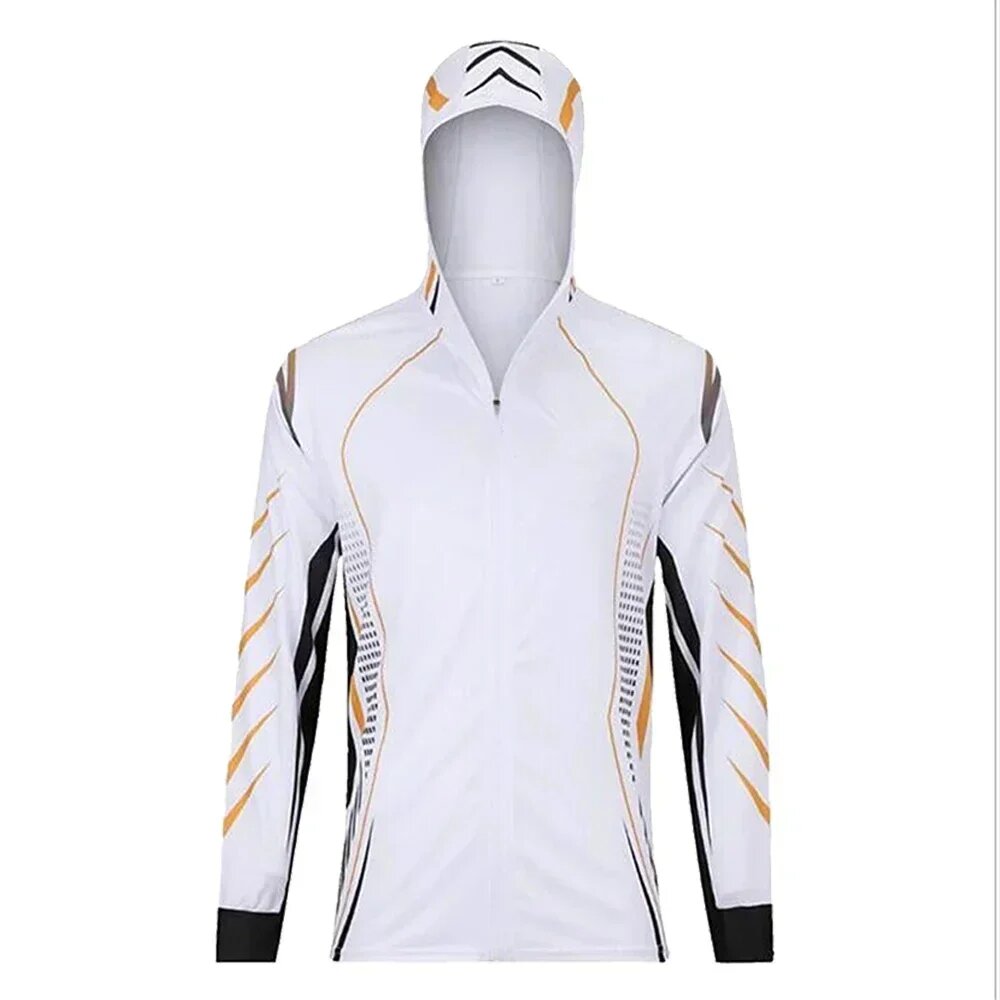 Рыбацкая футболка UPF 50 Unisex Белый, M, SP85