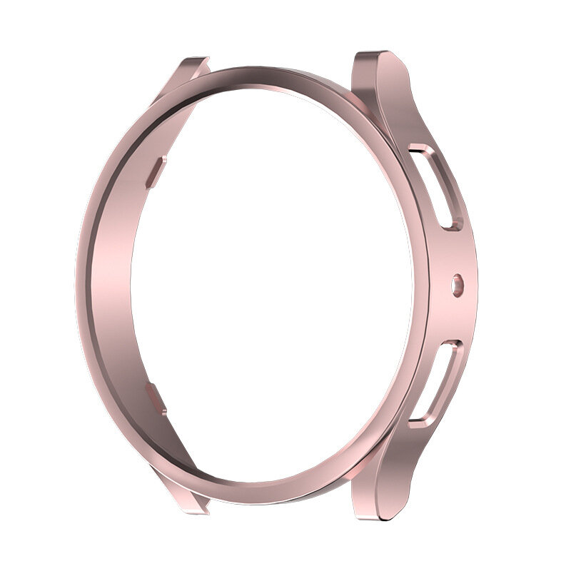 Розовое золото чехол из ПК для Samsung Galaxy Watch 6 40 мм с масляным покрытием, полуобъемный дизайн