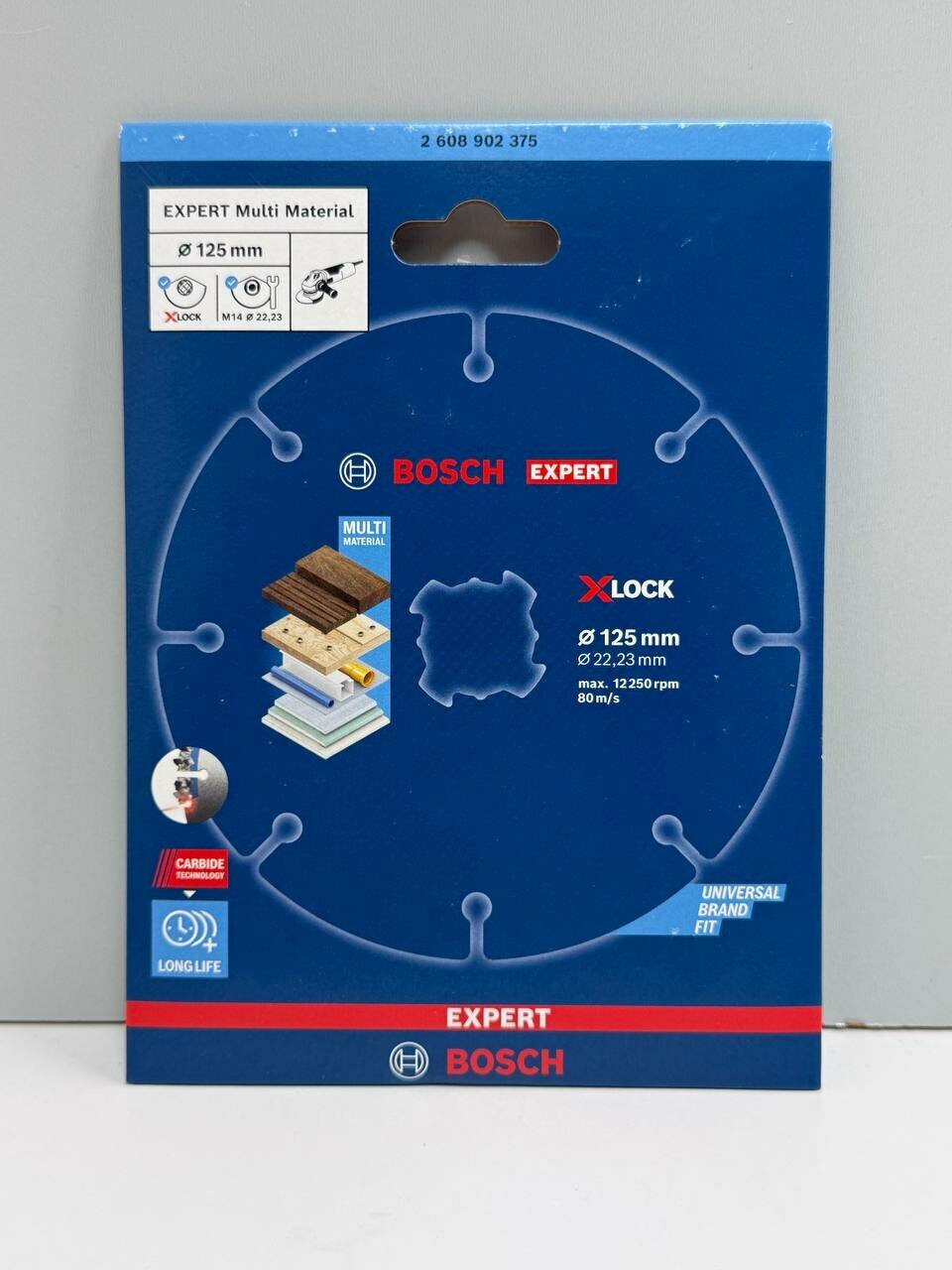 Отрезной диск Bosch Expert Multi Material X-LOCK 125 мм (2608902375)