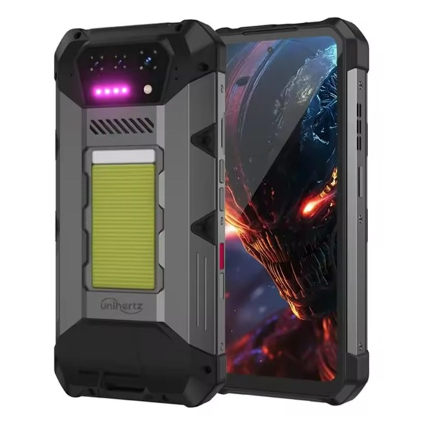 Смартфон Hike Unihertz 8849, защищенный от внешних воздействий, 23800 мАч, 24 (12+12) ГБ, 512 ГБ памяти, Android 14, два динамика, 6,79 дюйма, черный.