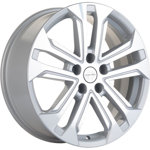 Литой колесный диск Khomen Wheels KHW1803 7x18/5x114.3 D67.1 ET50 F Silver FP
