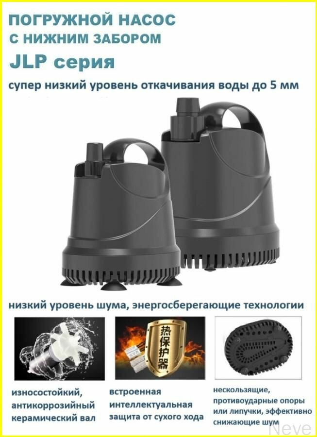 Насос с нижним забором JLP 1500L