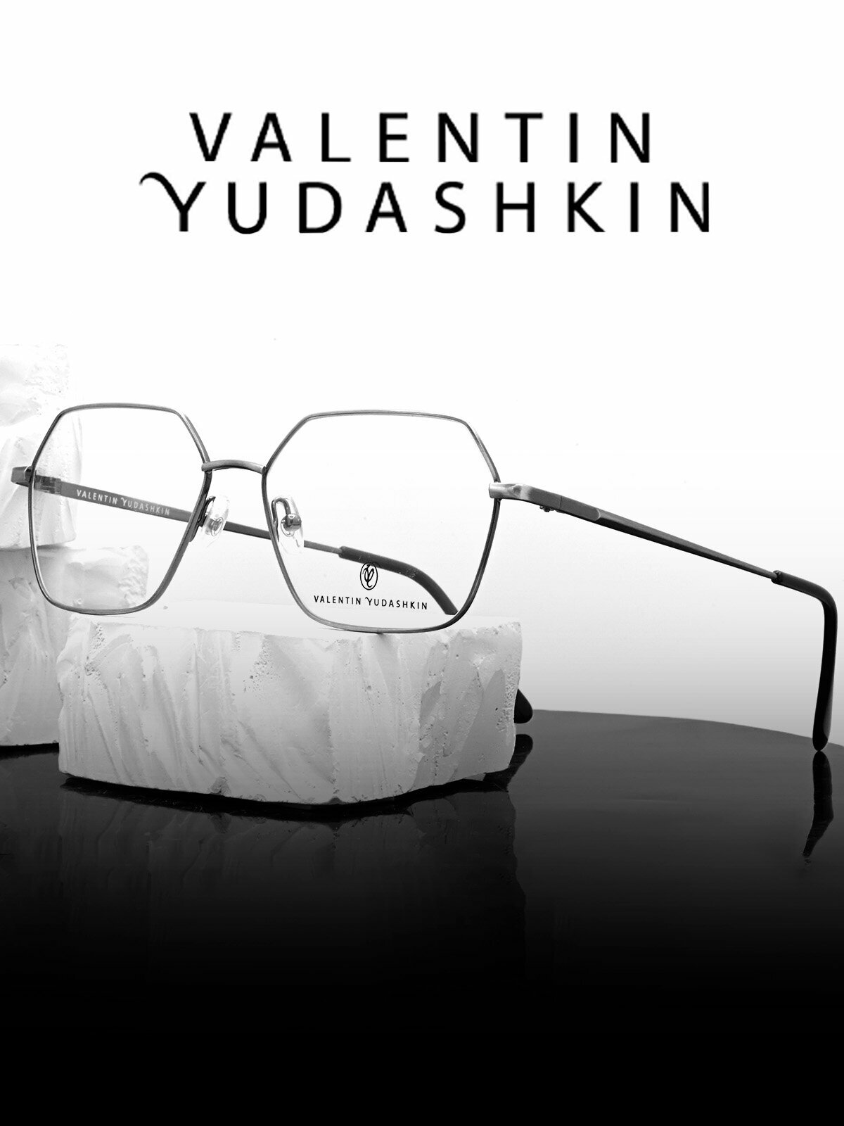 Оправа для очков Valentin Yudashkin VY 20057 061 пол Мужской форма оправы Геометрическая цвет оправы Серебряный