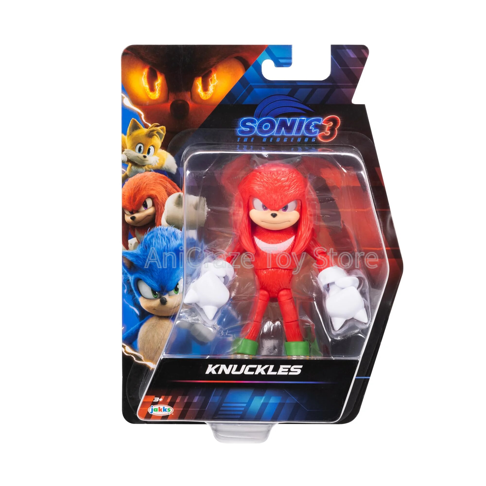 Фигурка Соник 3: Knuckles, 15 см, красный