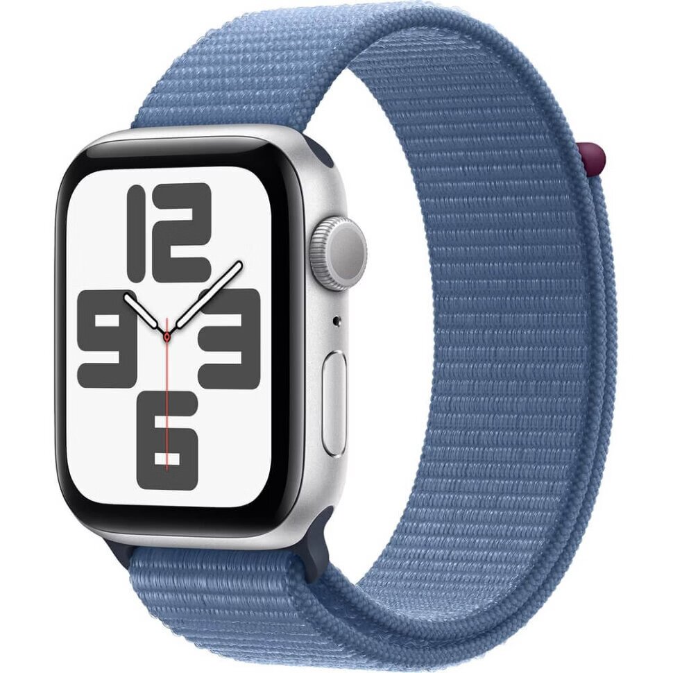 Умные часы Apple Watch SE 2 (2023) GPS 40mm Silver Aluminium Case with Winter Blue Sport Loop (MRE33)