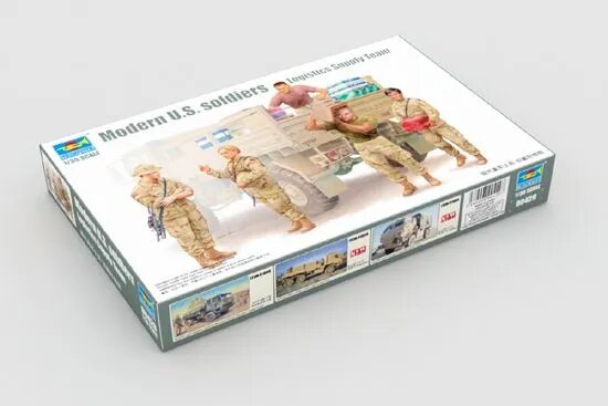 Trumpeter 00429, масштаб 1/35, набор фигур логистической снабженческой группы