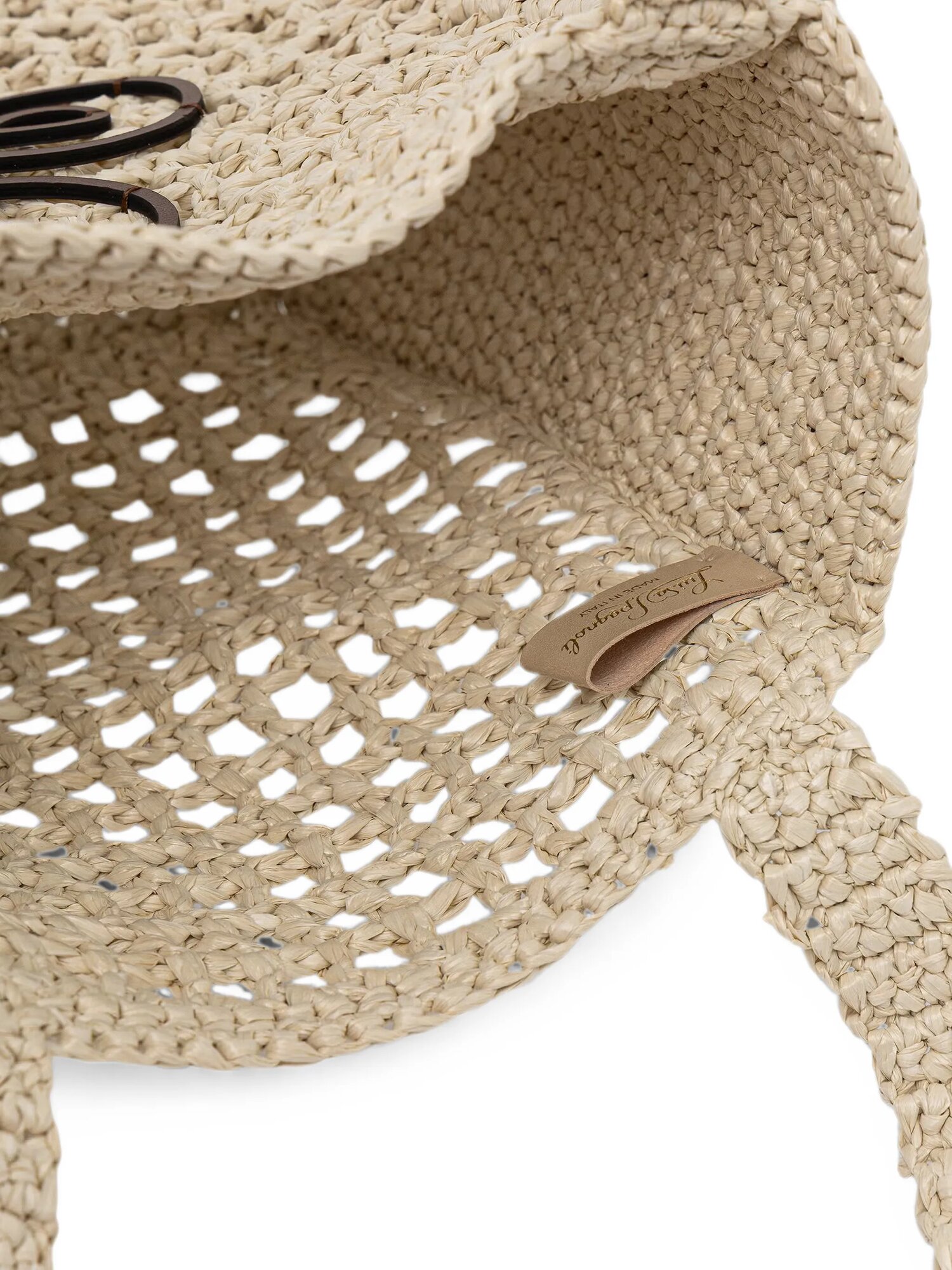 Сумка Luisa Spagnoli Mini Isolette interwoven tote bag — фото 1