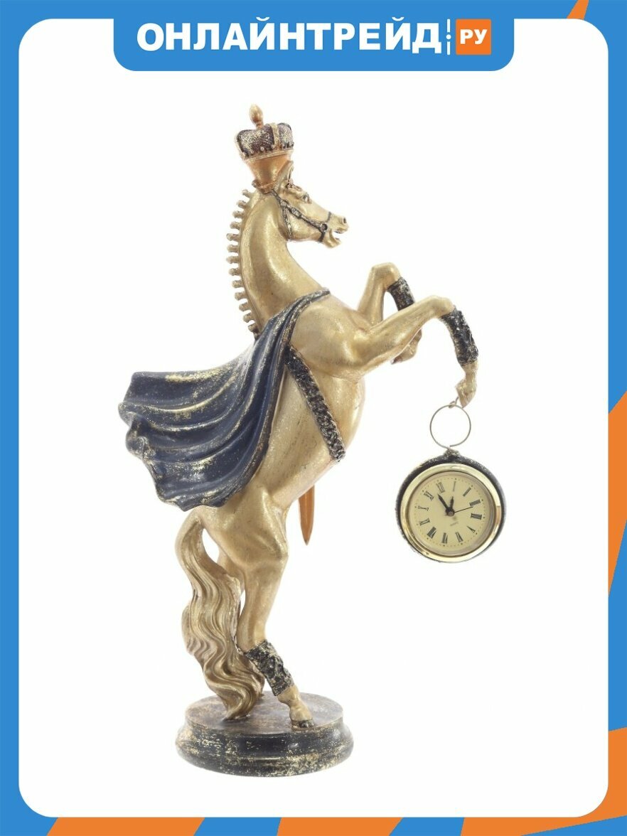 Фигурка декоративная Remeco Collection "Лошадь " с часами D5см, 22х11х39,5 см 825411