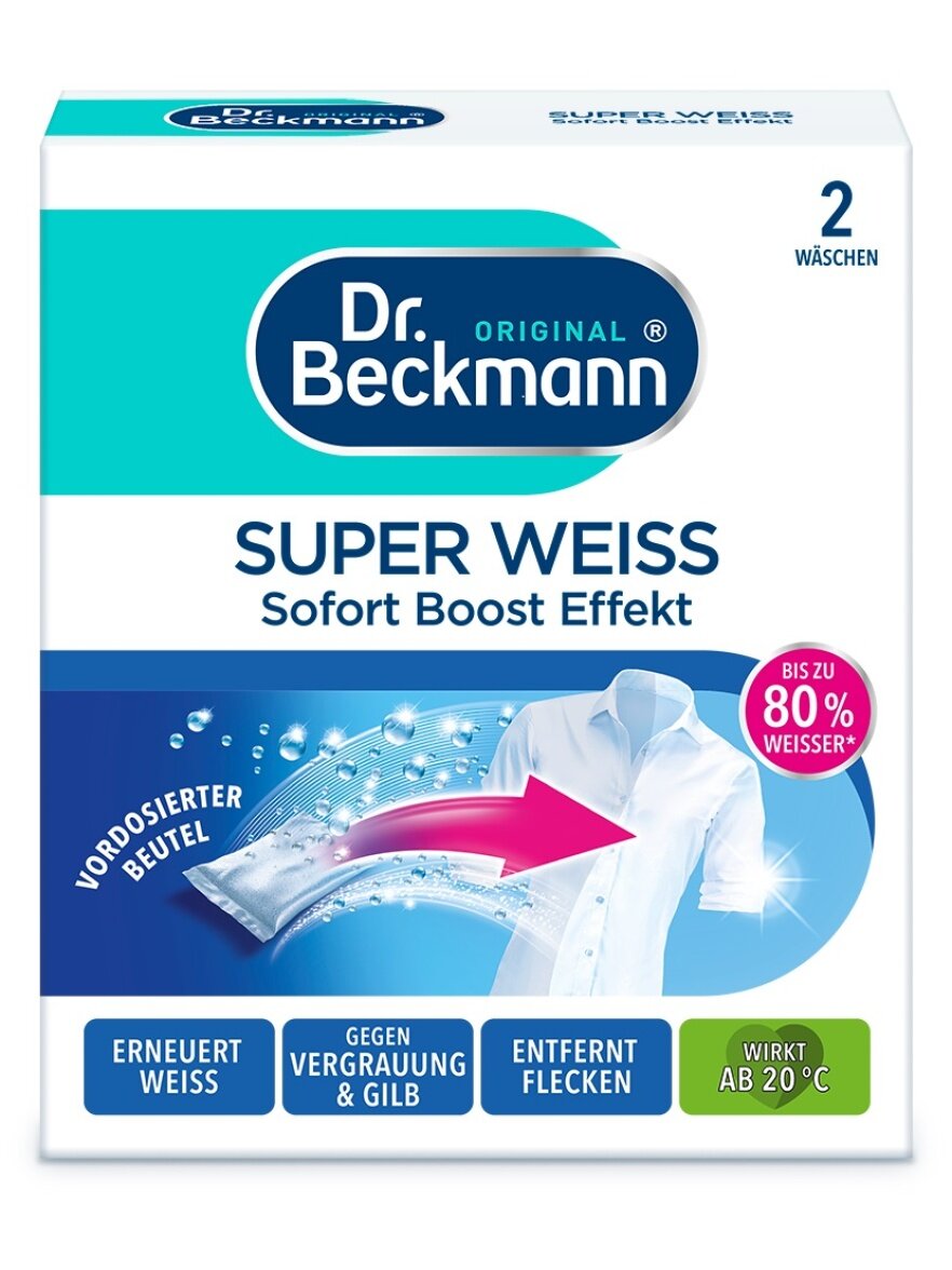 Супер отбеливатель Dr.beckmann Dr. Beckmann (Доктор Бекманн), 2х40 г