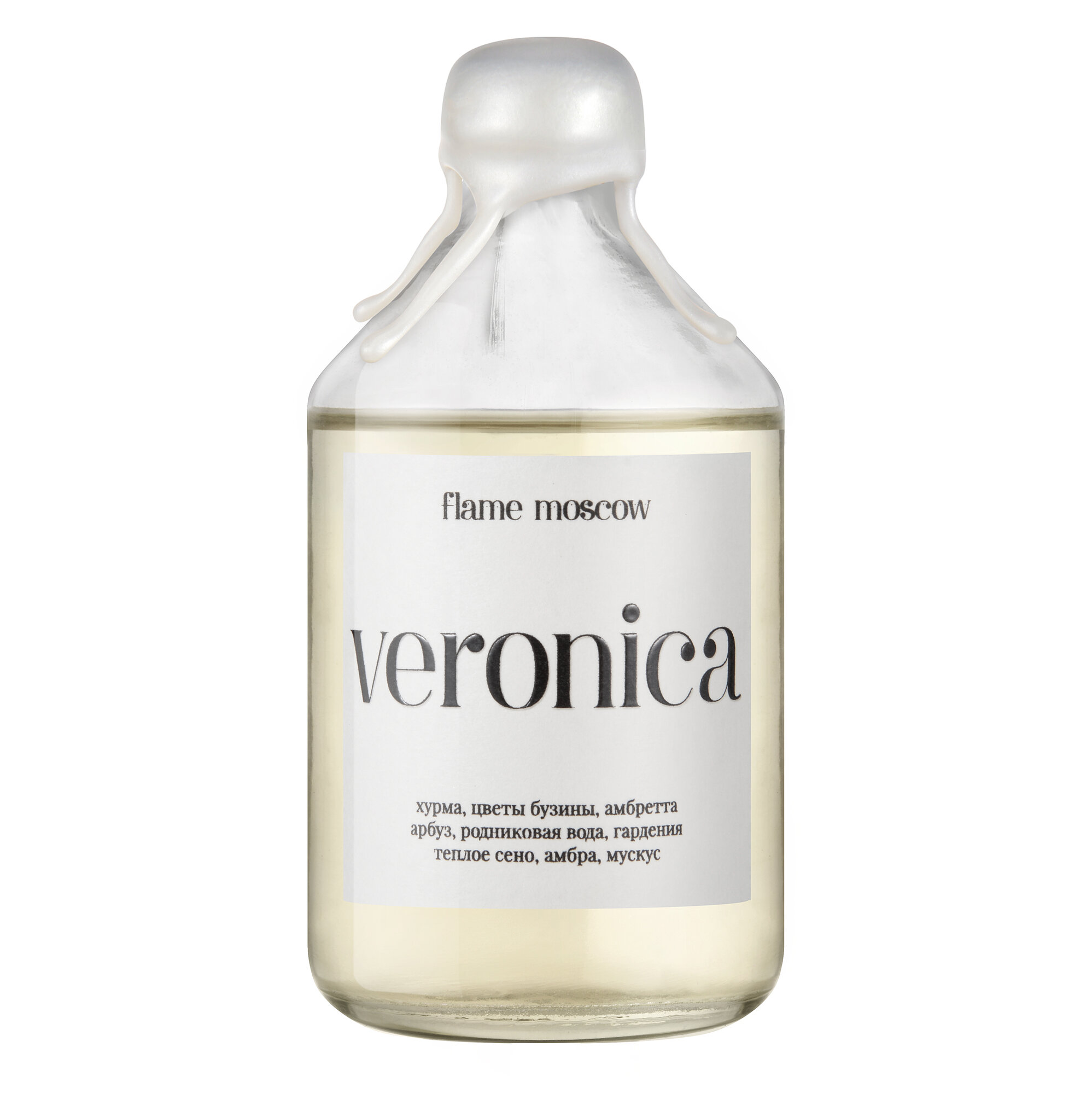 Диффузор ароматический Veronica I хурма, цветы бузины, амбретта I Flame Moscow I 5 палочек I 110 мл