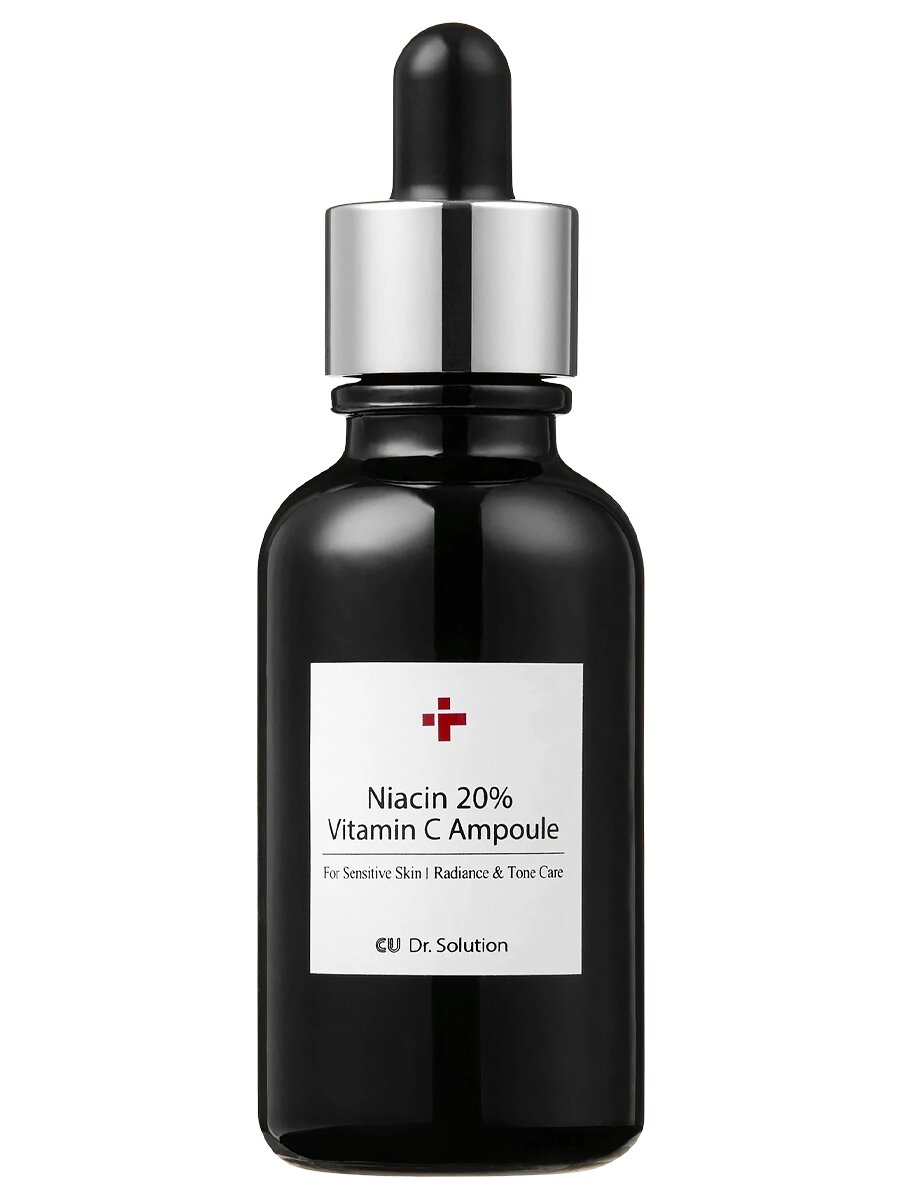 CU Skin Сыворотка с 20% ниацинамида и витамином С Dr. Solution Niacin 20% Vitamin C Ampoule 30 мл