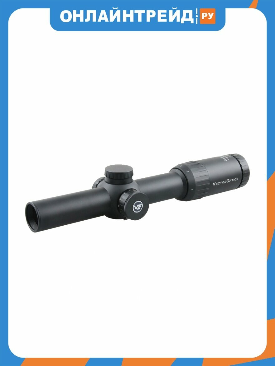 Прицел Vector Optics Constantine 1-8x24 CTR FFP, VOF-EHT (MIL), подсветка красная, 30мм, 0.1 MIL, IPX6, 500г