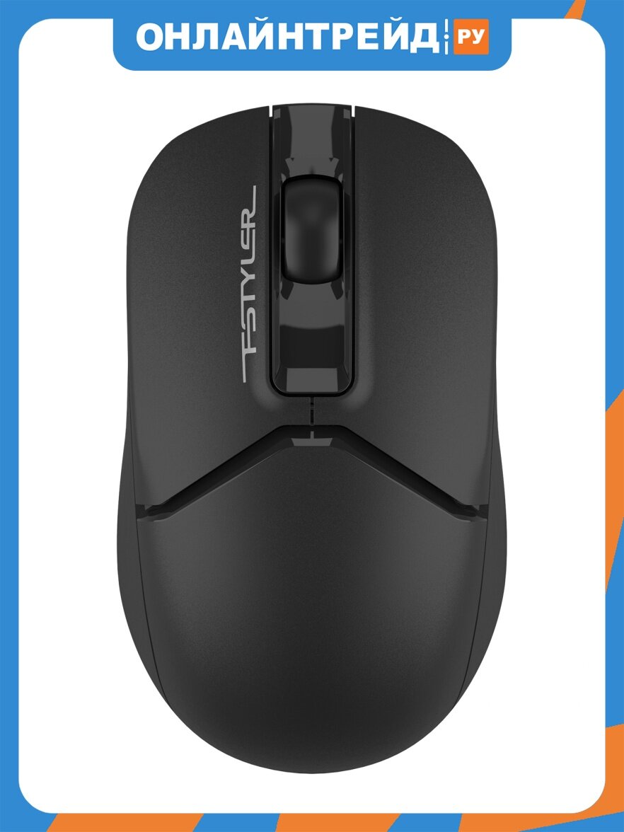 Мышь A4TECH Fstyler FG12S черный оптическая silent USB (1454153)