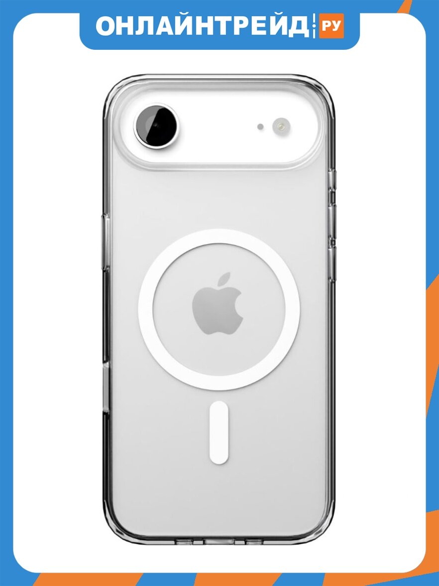 Чехол Vlp для Apple iPhone Air Diamond Case, с MagSafe, прозрачный