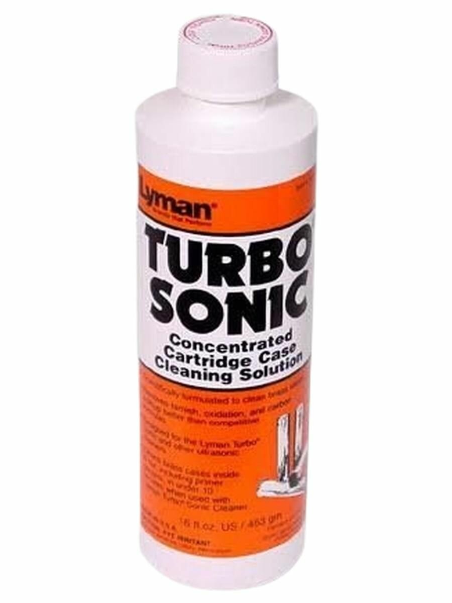 Средство для чистки гильз, концентрат ультрозвуковой Lyman Turbo Sonic Case Cleaning Solution 16 oz, арт. 7631705