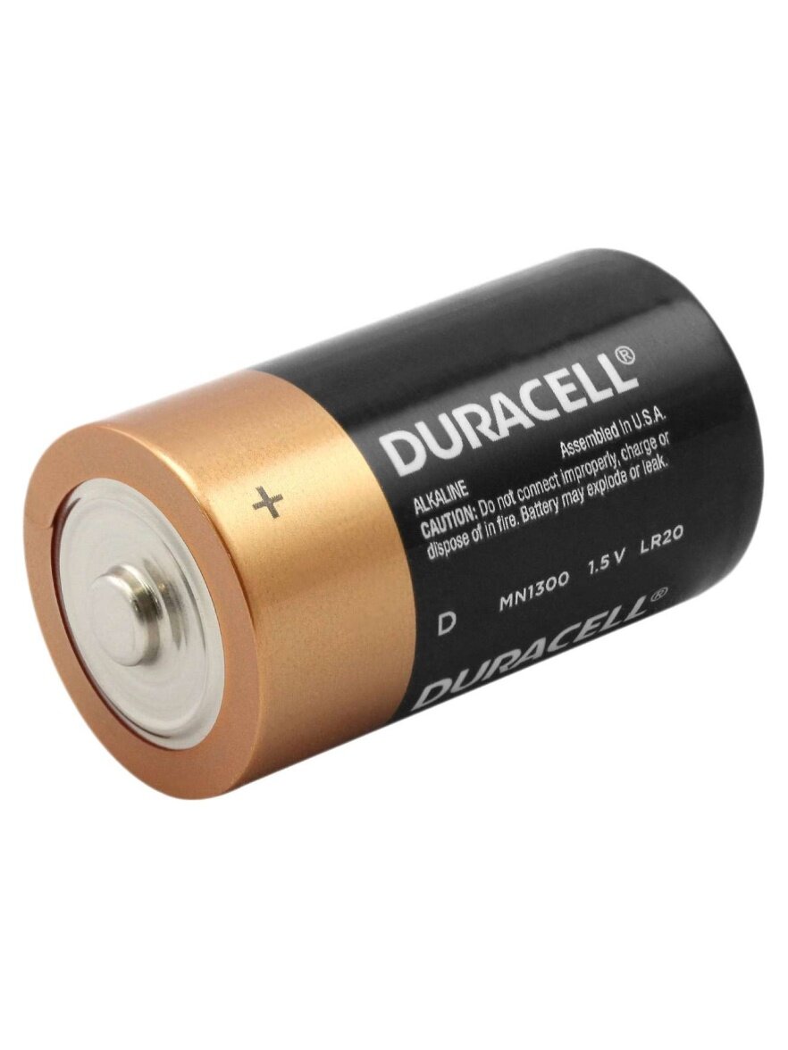 Элемент питания Duracell Basic LR20-2BL D бл 2 — фото 1