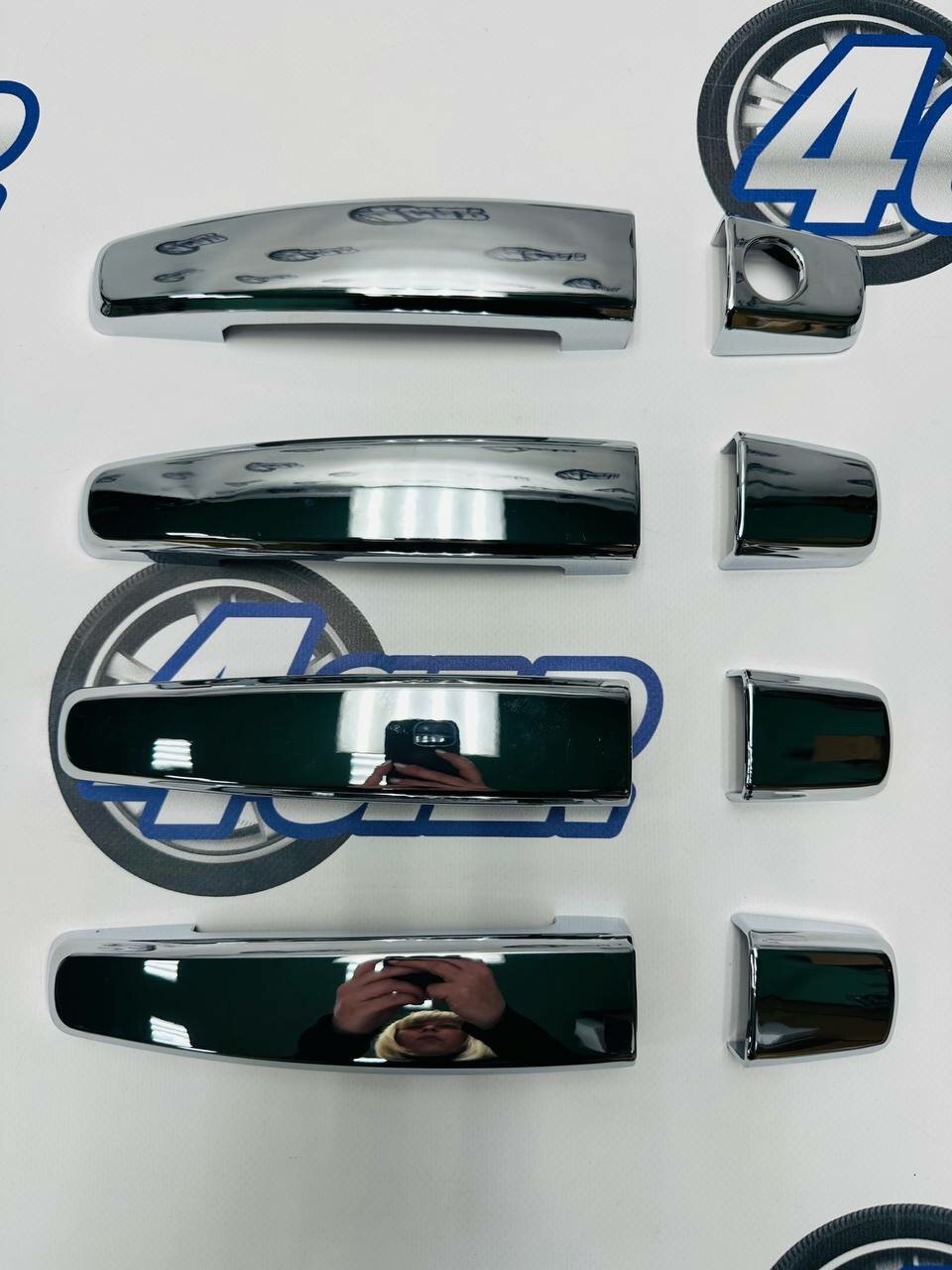 Хром накладки на ручки для Chevrolet Cruze (2009+) / Шевроле Круз