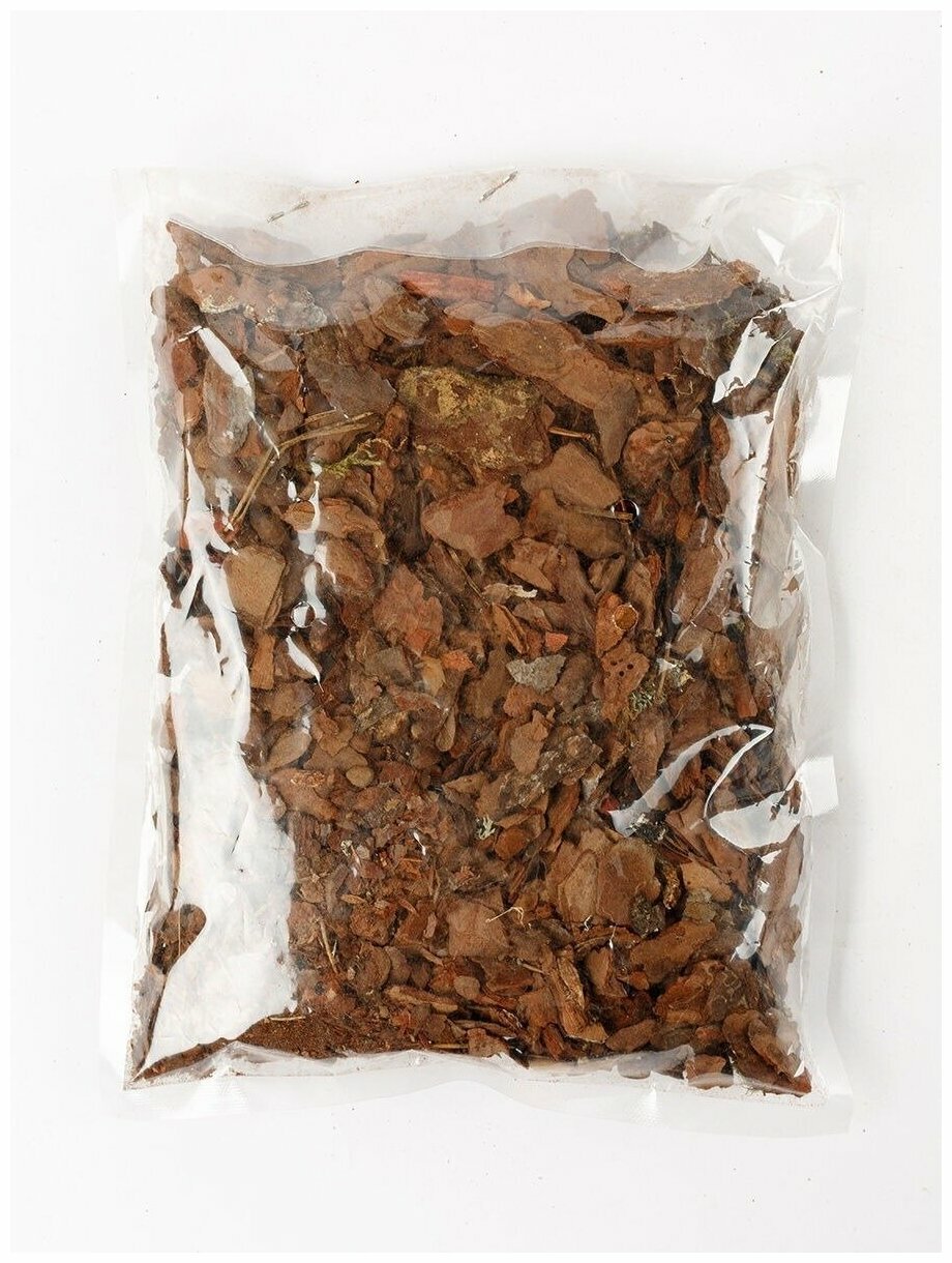 Мульча, кора сосны, премиум, ручная сборка, без мусора и щепы, 2,5 л, 3-6 см
