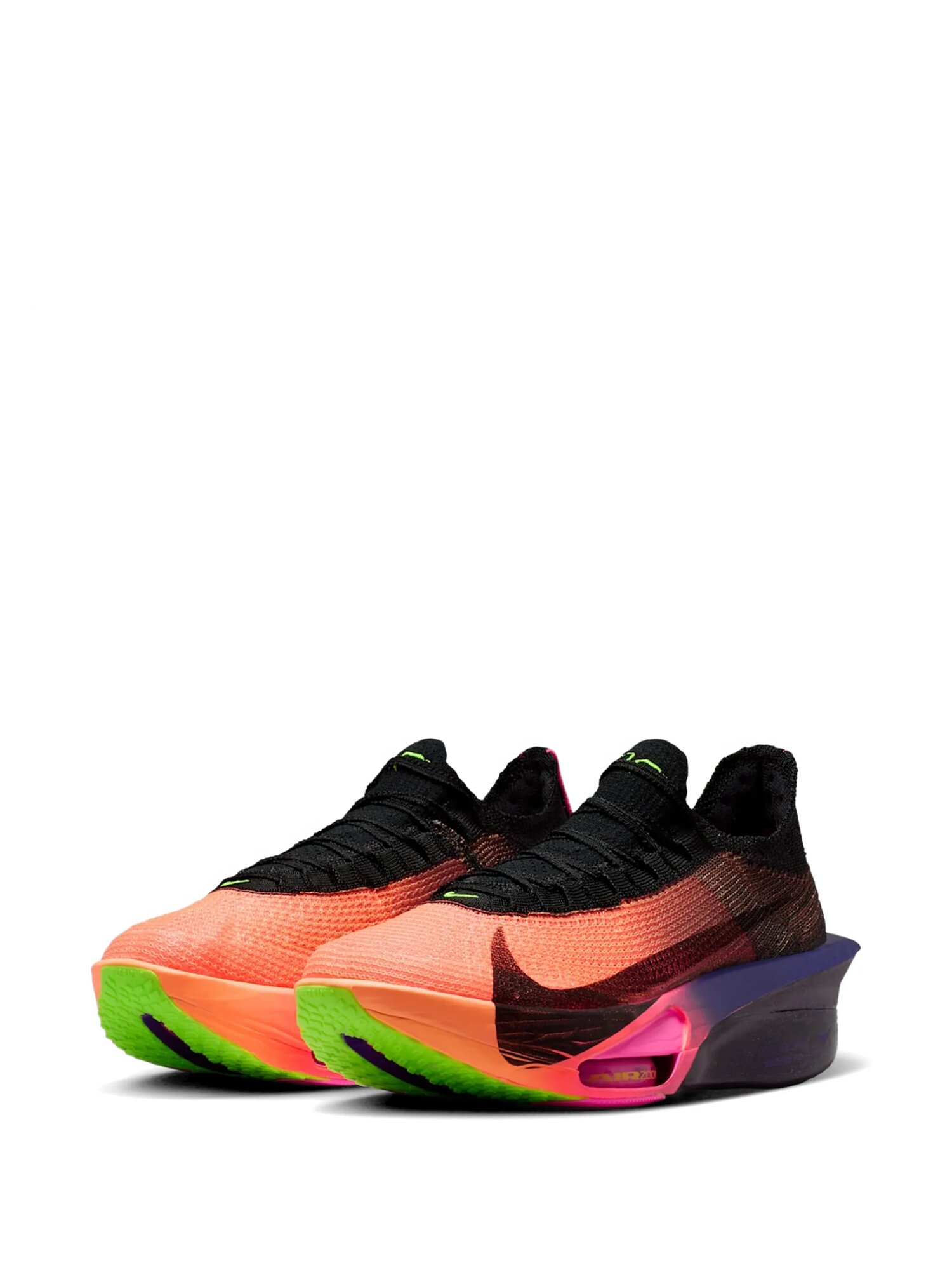 Кроссовки NIKE Alphafly 3, размер 10 US, green/orange — фото 1
