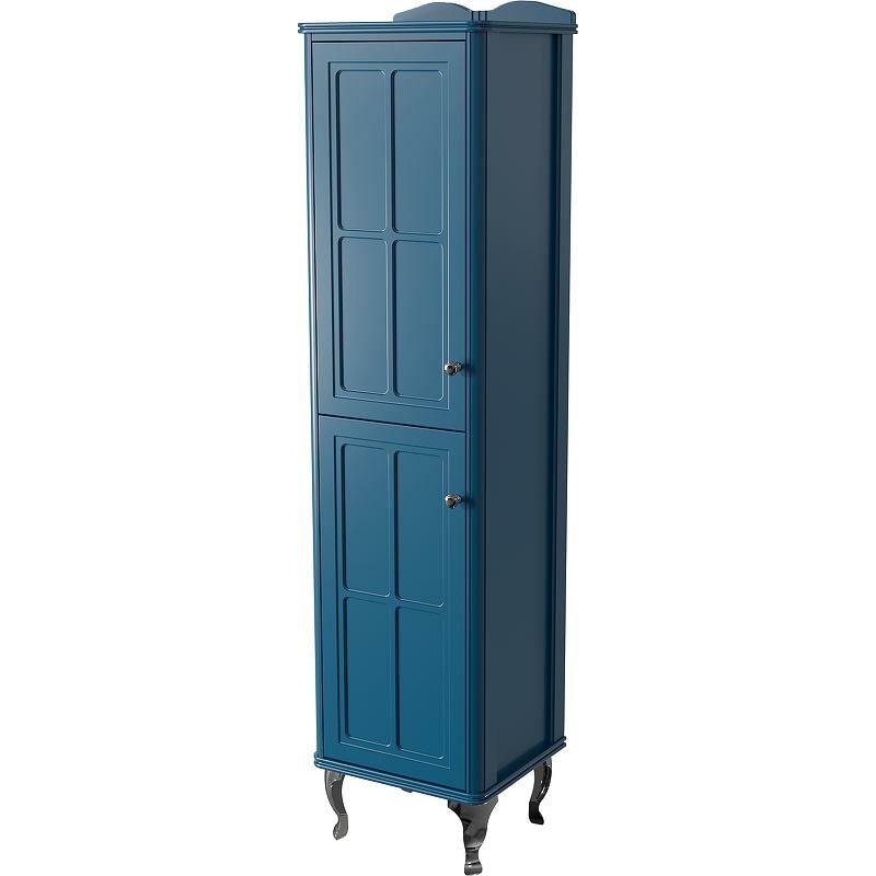 Шкаф пенал Caprigo Borgo 40 L 33450L-029.000.00.20 Синий матовый