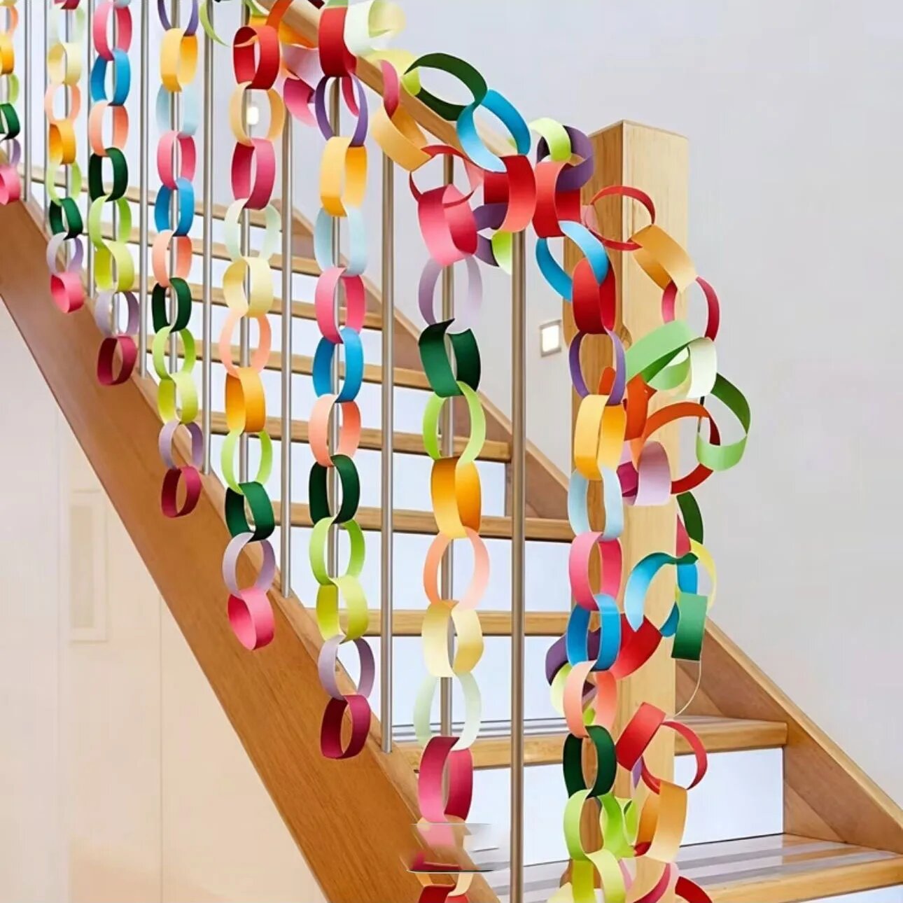 Бумажные гирлянды для декора 2x21.5cm 100pcs1 — фото 1