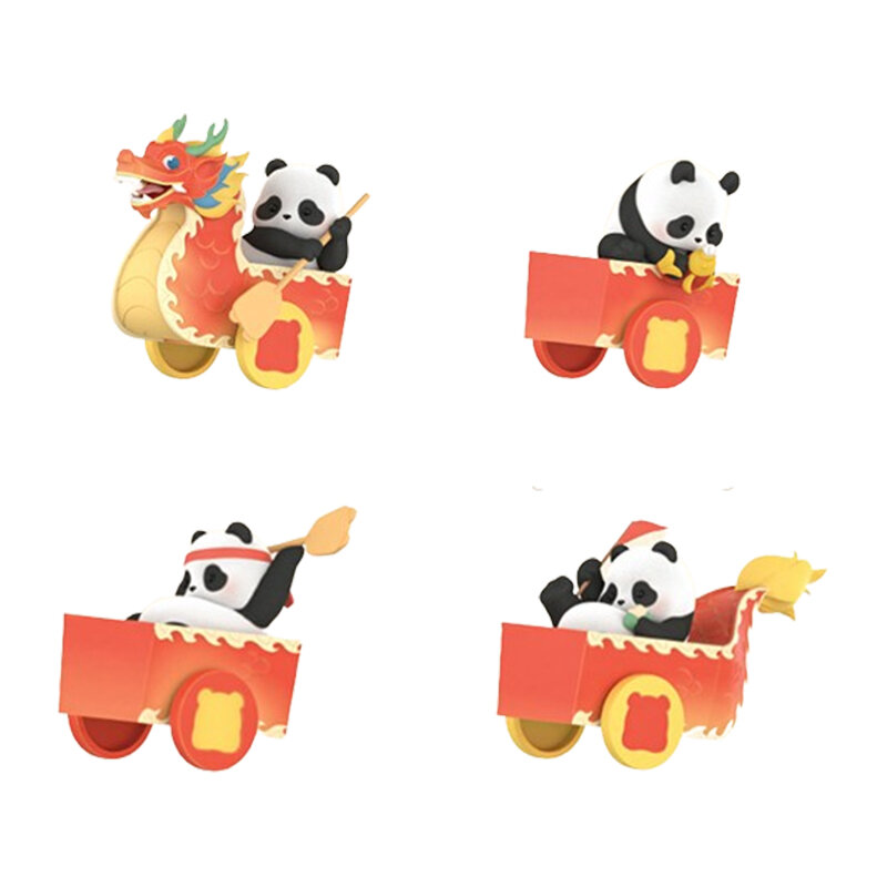Наборы с фигурками унисекс 52TOYS Panda Roll Smooth Sailing, 4 шт.