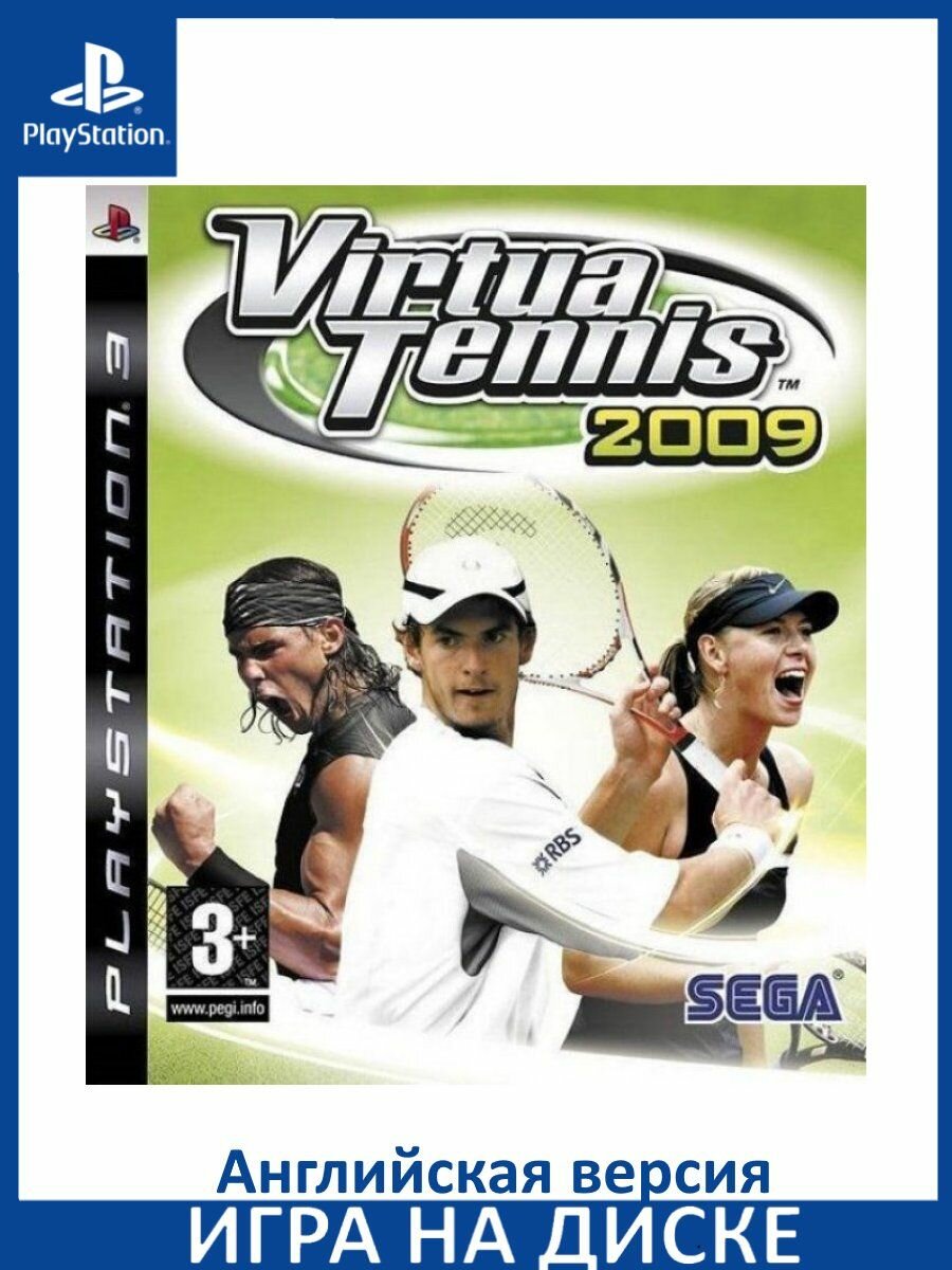 Игра Virtua Tennis 2009 PS3 Диск на PlayStation 3 Английская версия