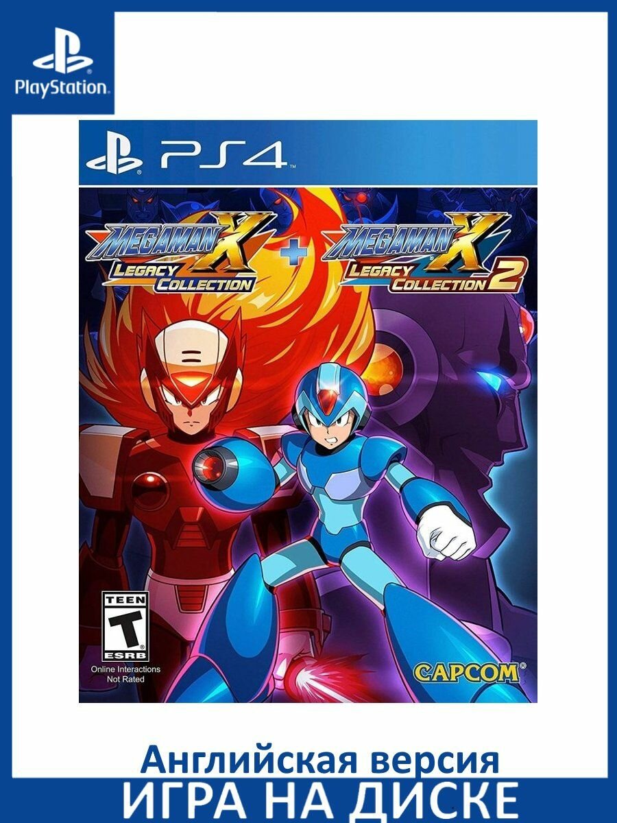 Игра Mega Man: X Legacy Collection 1 2 PS4 Диск на PlayStation 4 Английская версия