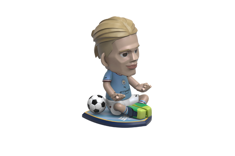 Мяч футбольный унисекс AcePlayer BLUE MOON Манчестер Сити, Голубая луна, Де Брюйне, Холанд, Haaland (Open)