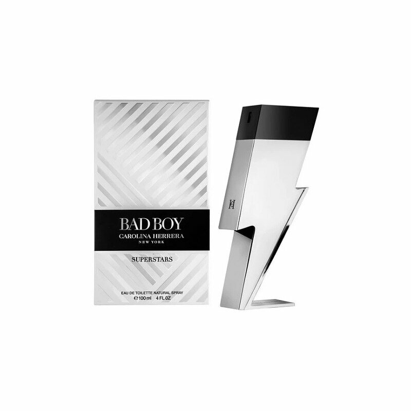 Туалетная вода для мужчин Carolina Herrera Bad Boy Superstars 100 мл / Духи Каролина Херрера Бед Бой Суперстарс