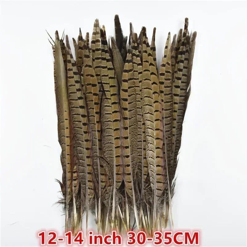 Натуральные перья фазана 10-75 см 30 Pcs, 30-35cm 12-14inch
