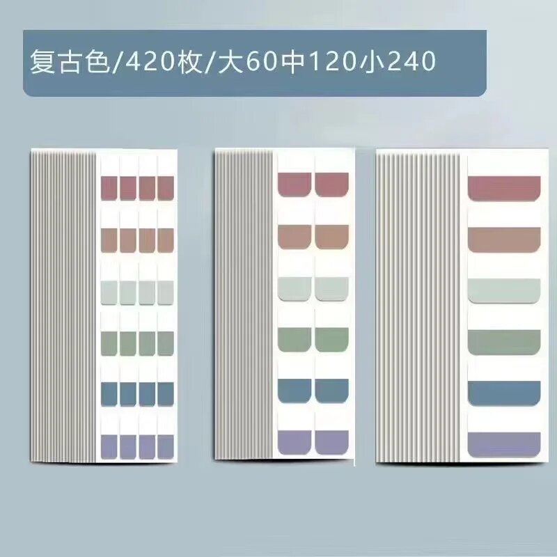 Многоразовые блокноты-стикеры Morandi 3pcs-2