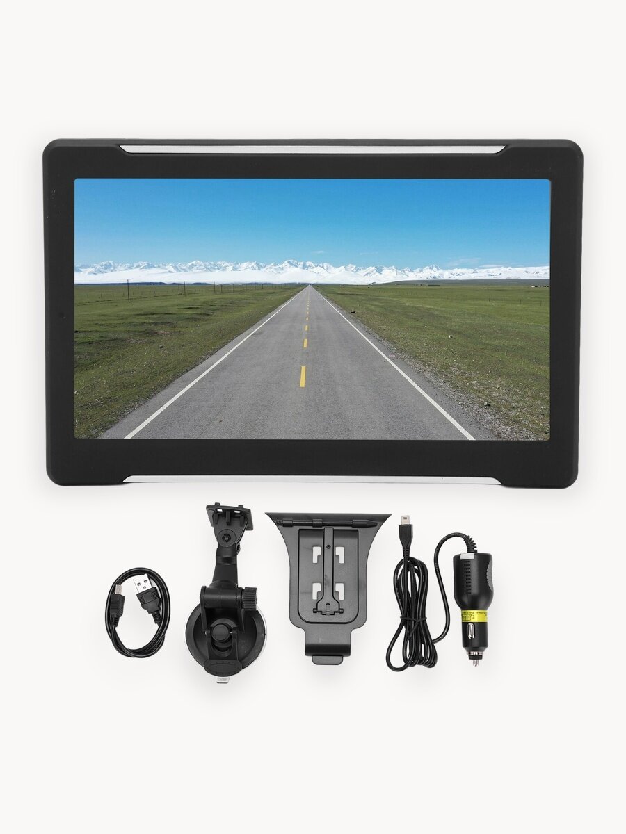 GPS навигатор с 7-дюймовым экраном, высокое разрешение 800x480, 8ГБ памяти, универсален для автомобилей и грузовиков