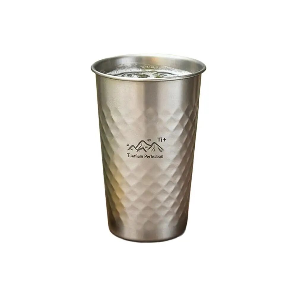 Титановая кружка для пикника 350-600 мл 500ml