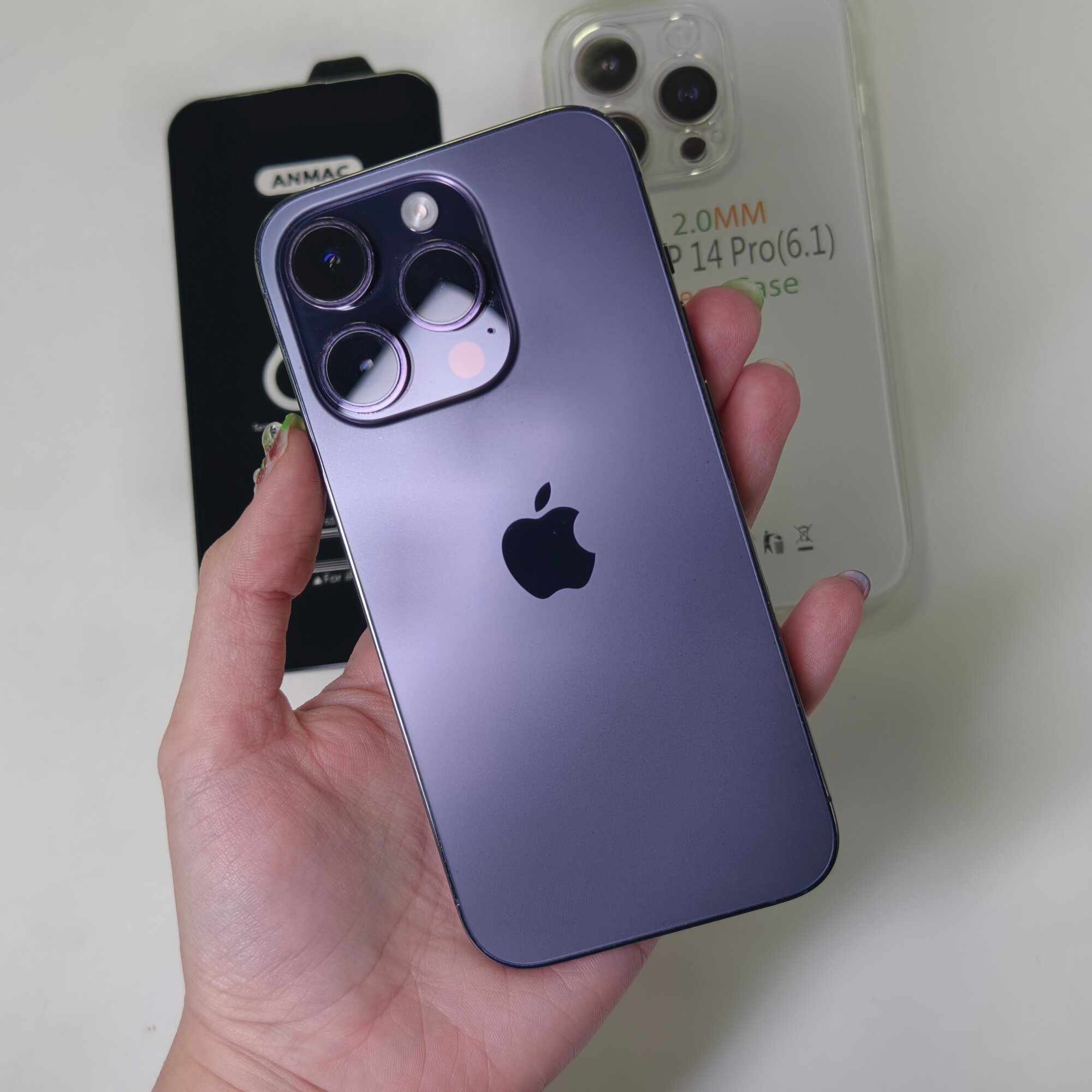 Смартфон Apple iPhone 14 Pro 128 ГБ, Dual nano SIM, глубокий фиолетовый, без RuStore/Max