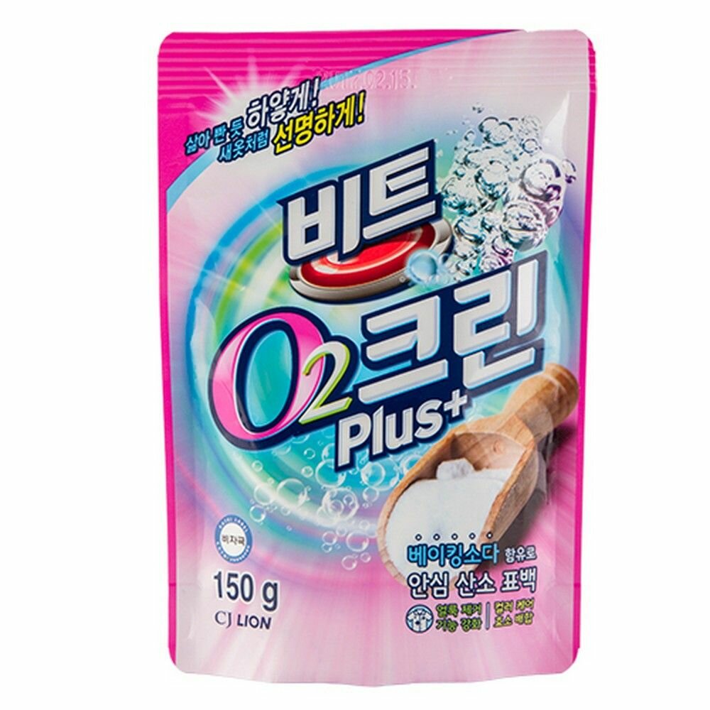 Пятновыводитель для белья LION BEAT O2 Clean Plus концентрированный 150 г - 1 шт