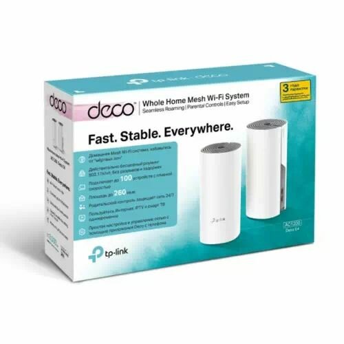Wi-Fi Mesh система Tp-Link Deco E4 2-pack — фото 1