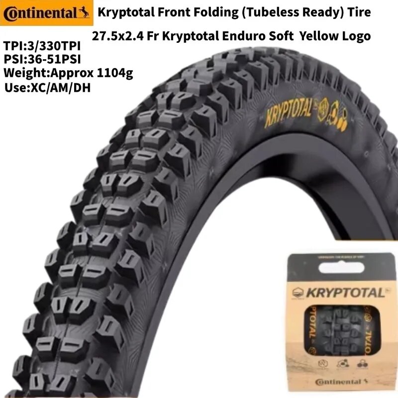 Continental Kryptotal-F Kryptotal-R шины для горного велосипеда 27.5/29x2.4 ES 27.5X2.4 Fr Box