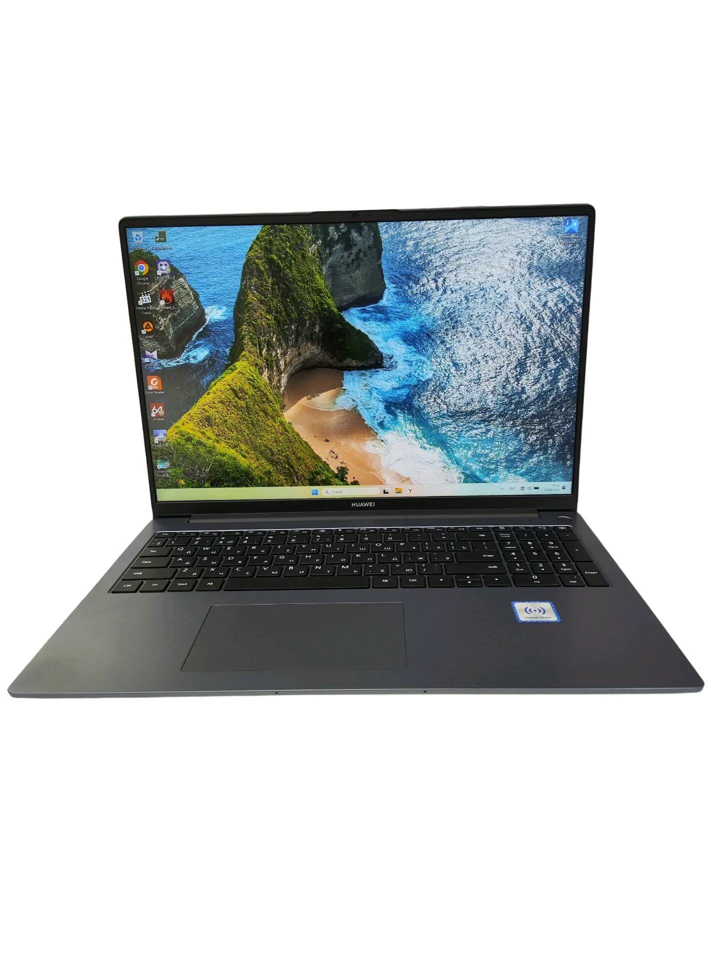 16" Ноутбук HUAWEI MateBook D 16 2024 MCLF-X серый [английская/русская раскладка, 1920x1200, IPS, Intel Core i5-12450H, ядра: 4 + 4 х 2 ГГц + 1.5 ГГц, RAM 16 ГБ, SSD 1024 ГБ, Intel UHD Graphics] 4 — фото 1