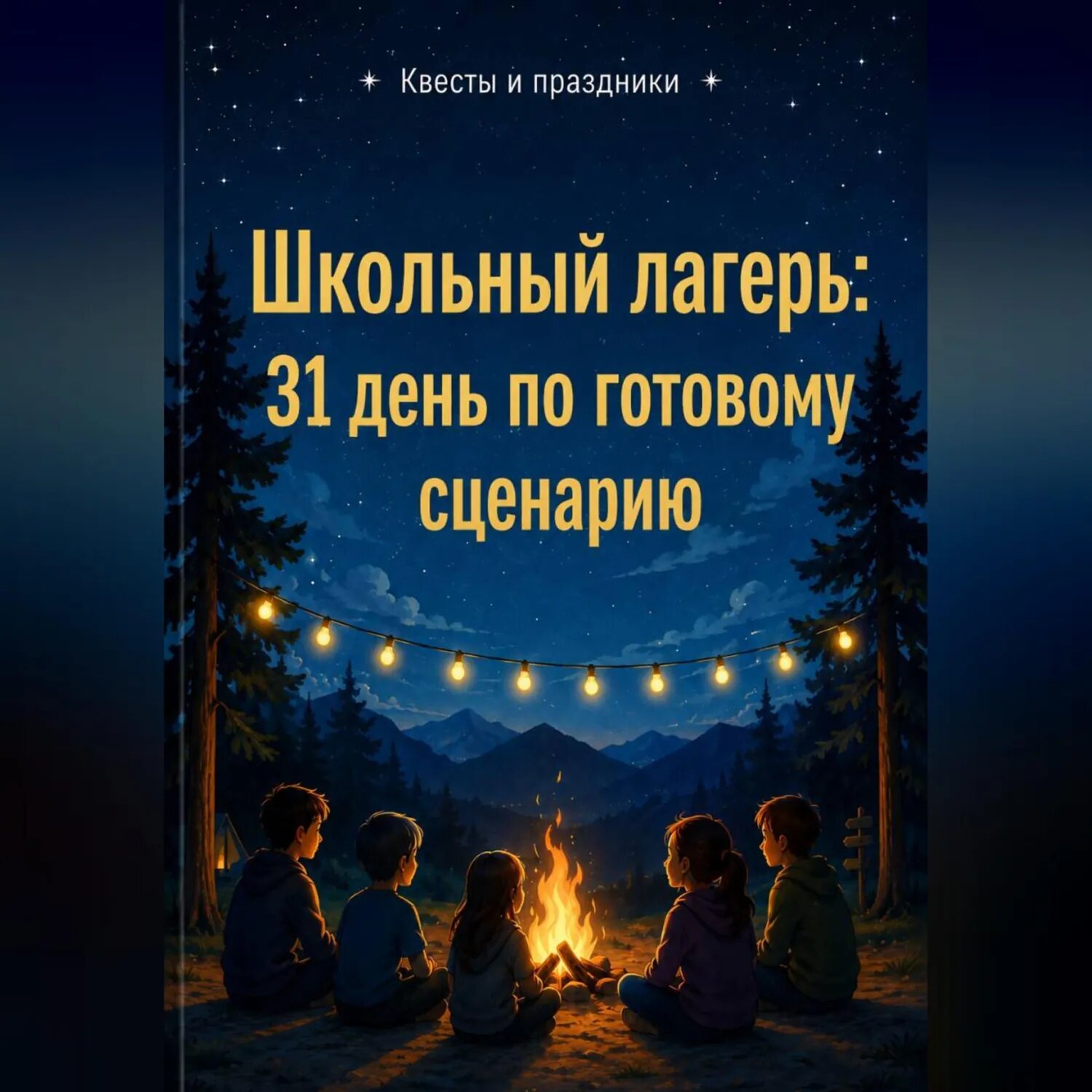 Школьный лагерь: 31 день по готовому сценарию [Аудиокнига]