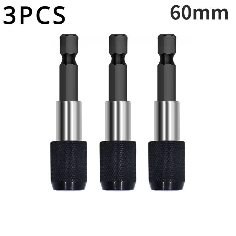 Магнитный удлинитель для отвертки 1/4", 60/100/150 мм 60mm 3PC