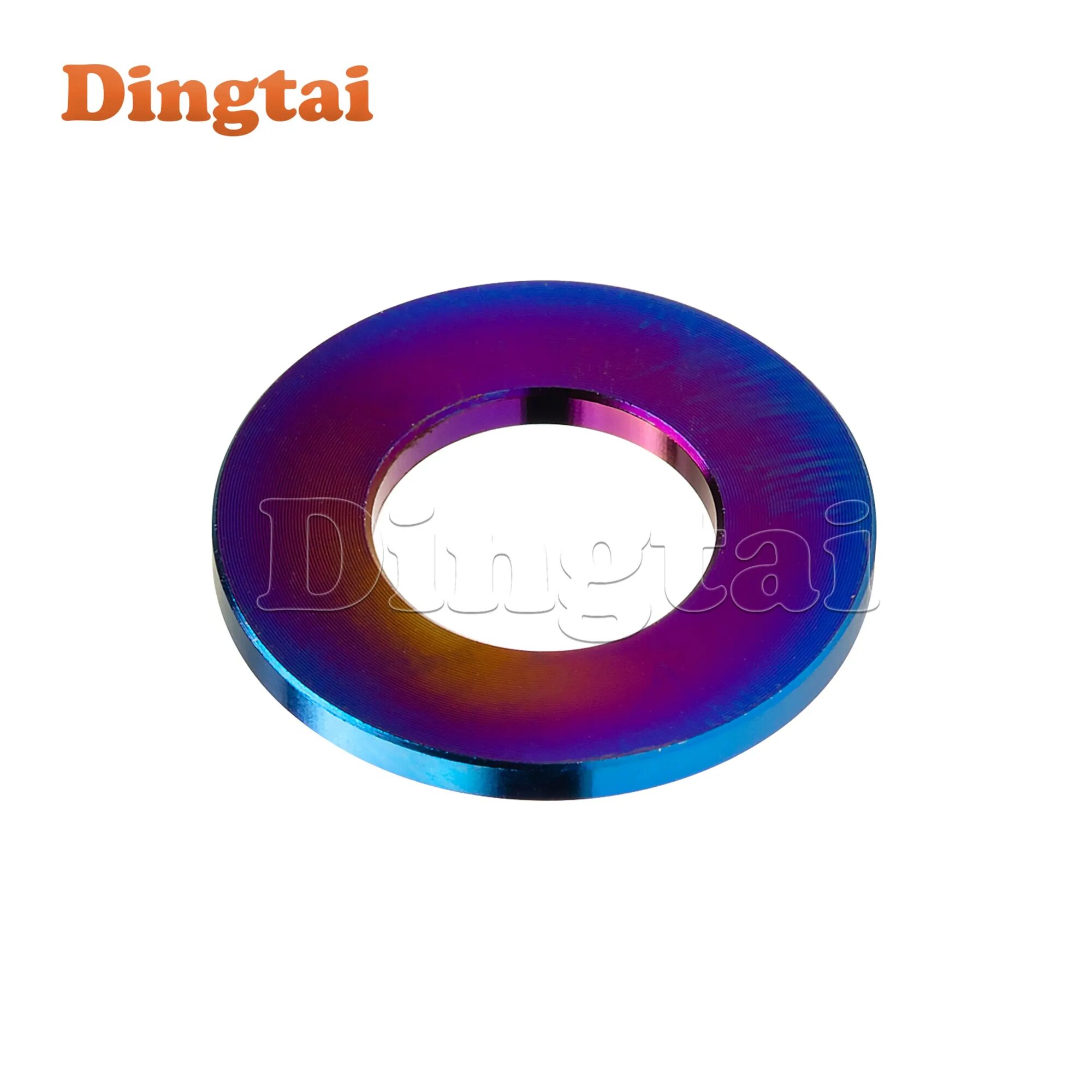 Титановая шайба M12 Burn blue Dingtai