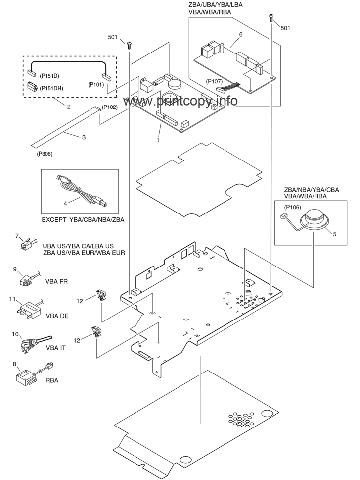 Плата форматирования FK2-2961 для Canon MF3228/ 3220/ 3222/ 3240/ 3241 (О)
