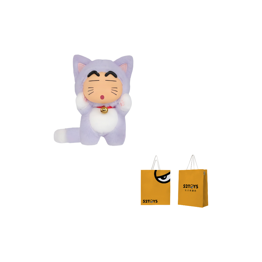52TOYS Карандаш SHIN Chan Синносукэ Нохара Big Tail Коллекция Модная игрушка Фигурка Аниме мерч Игрушки Плюшевые брелки