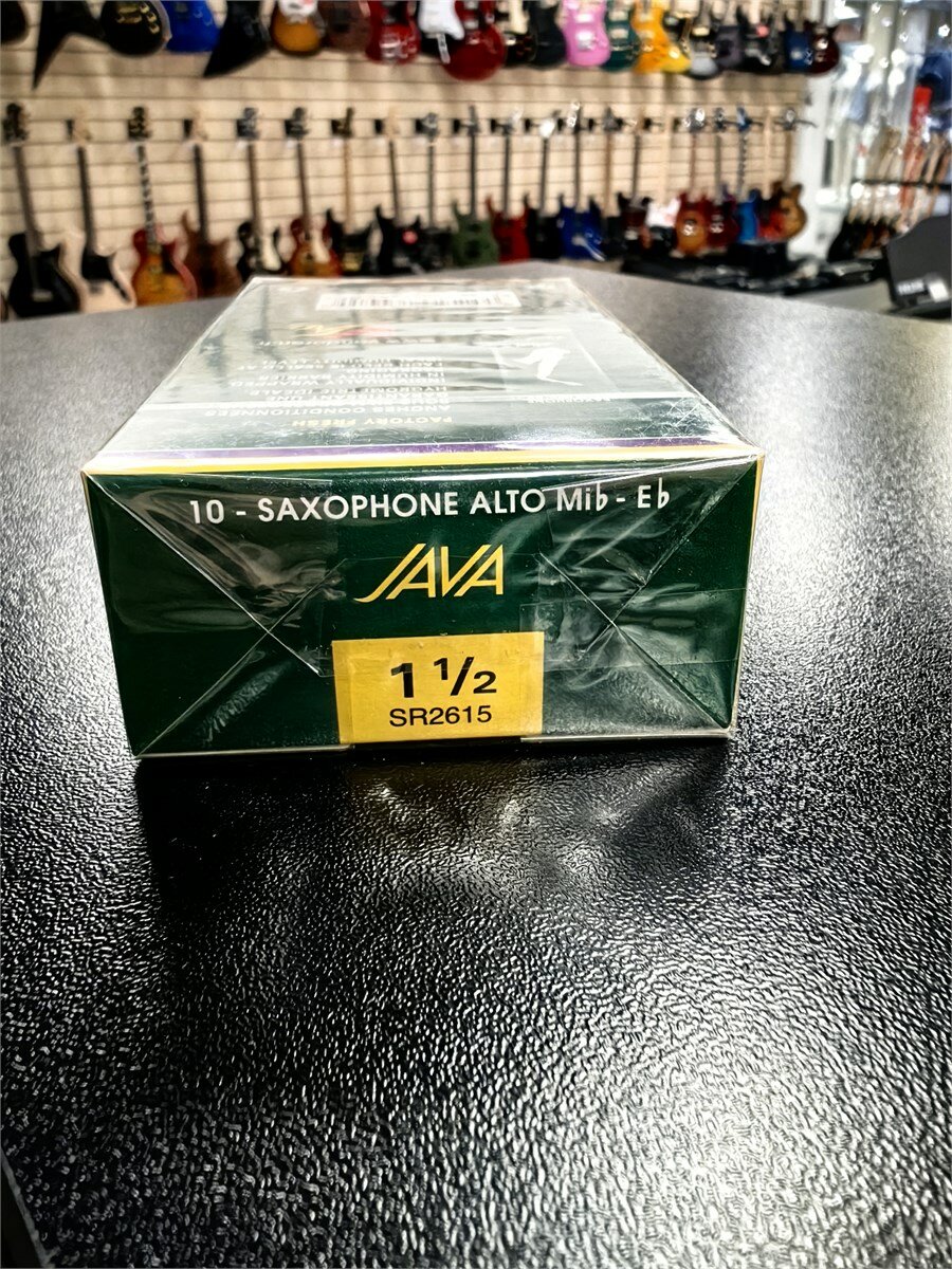 Трости для саксофона альт №1,5 (10шт) Vandoren SR2615 JAVA — фото 1
