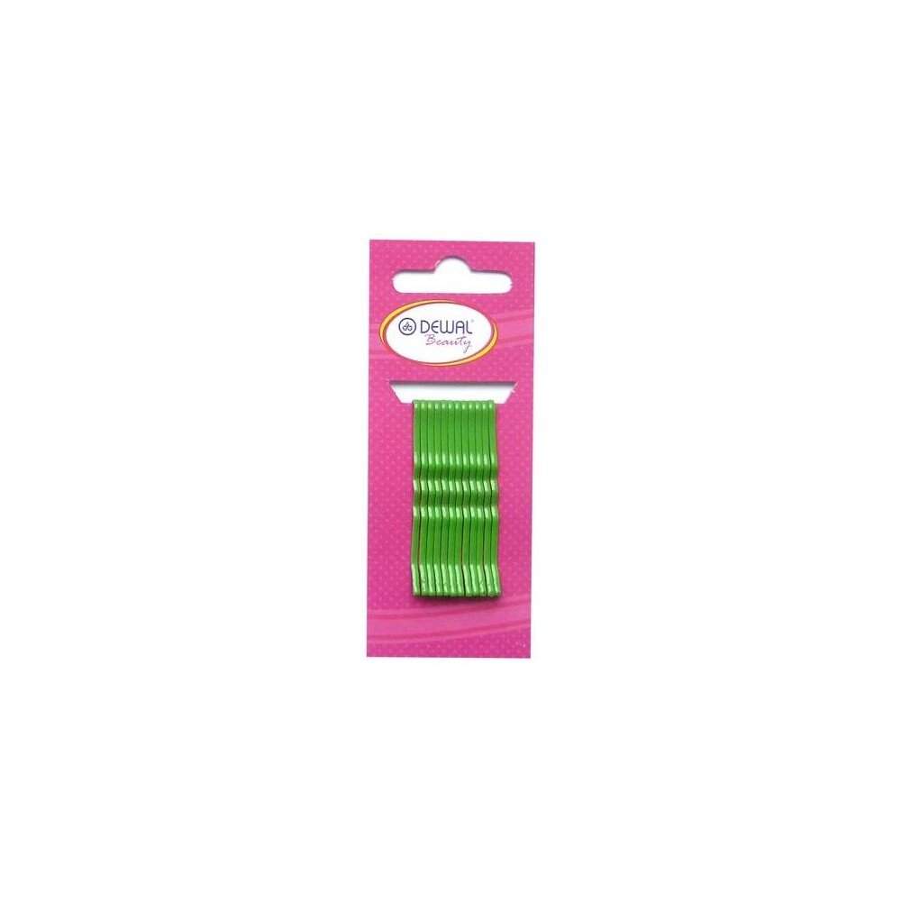 Dewal Beauty N-12GREEN Невидимки dewal beauty волна 50 мм (12 шт) зеленые