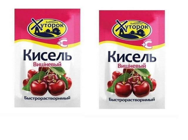 Бабушкин Хуторок Кисель , саше, Вишня, 30г, 2 шт