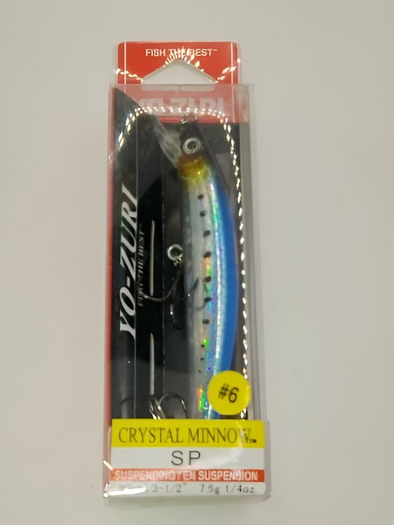 Воблер Yo-Zuri Crystal Minnow 90mm, 7,5g, suspending, 0.7-1.0m
