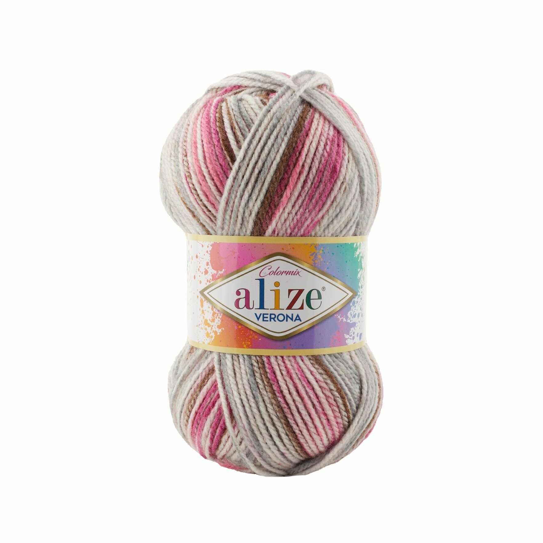 Пряжа Verona ALIZE (5 мотков*100гр.-210м.) 7821