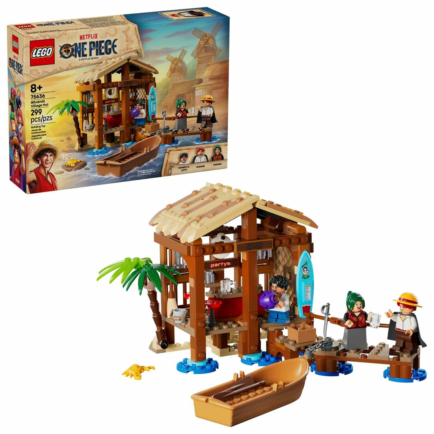 Конструктор детский LEGO Icons Хижина в деревне Фуса, 299 деталей, возраст 8+, 75636